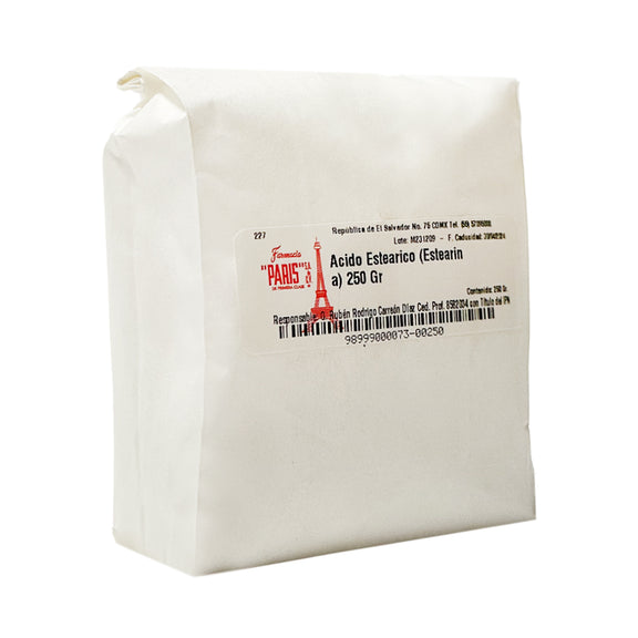 Acido Esteárico (Estearina) 250 g – Farmacia París
