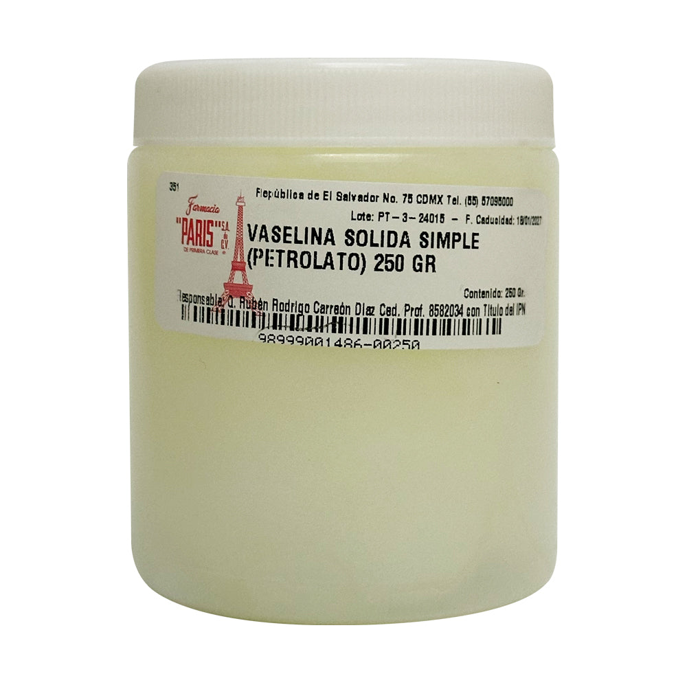 Vaselina solida simple 250 g – Farmacia París